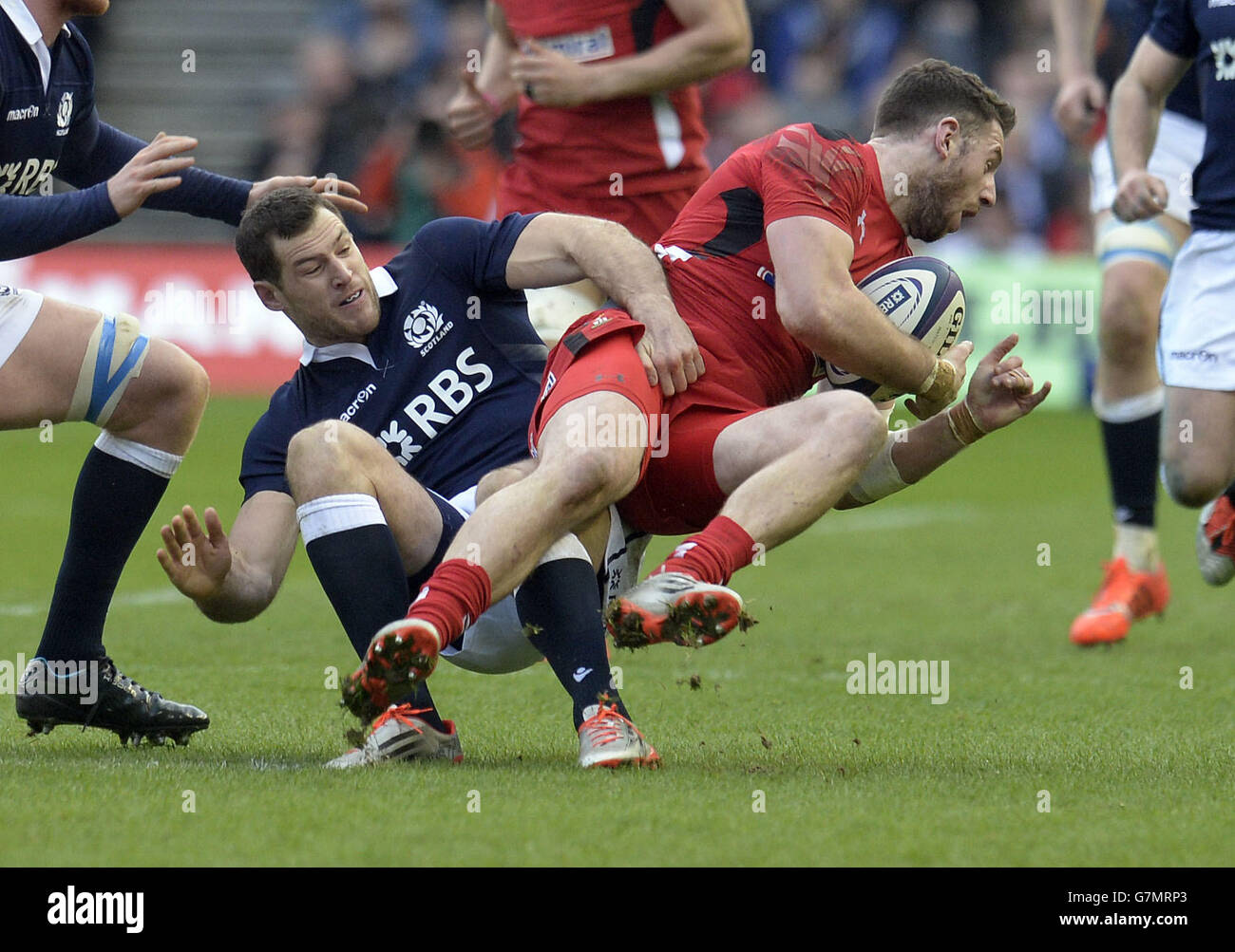 Six nations rugby scotland murrayfield hi-res stock photography and ...
