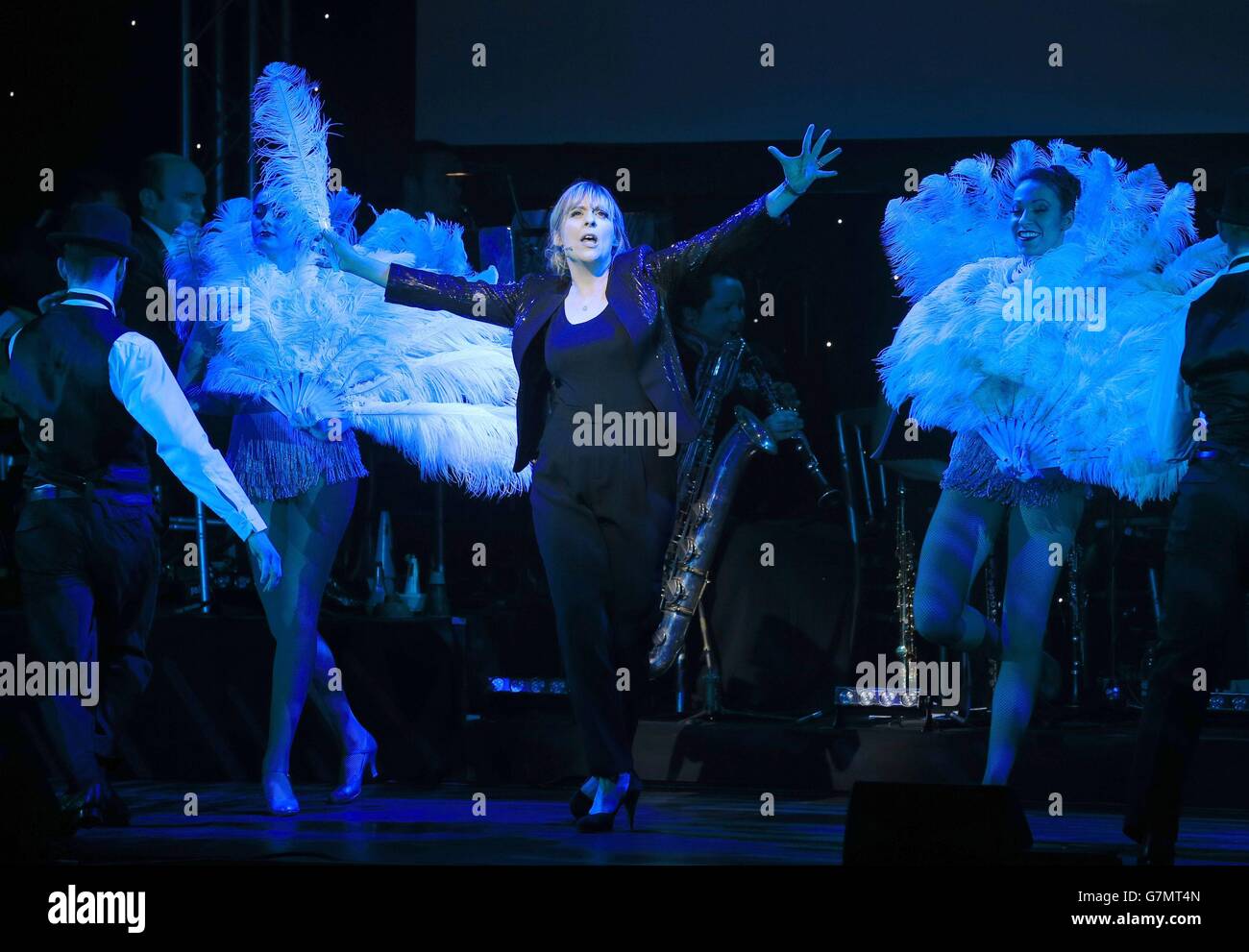 Mel giedroyc performs whats on stage held prince wales theatre hi-res ...