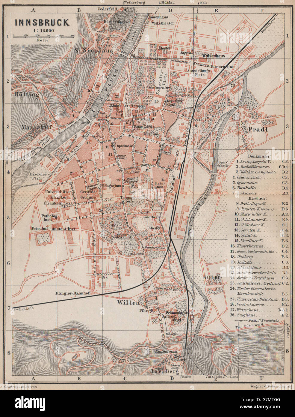 Innsbruck karte hi-res stock photography and images - Alamy