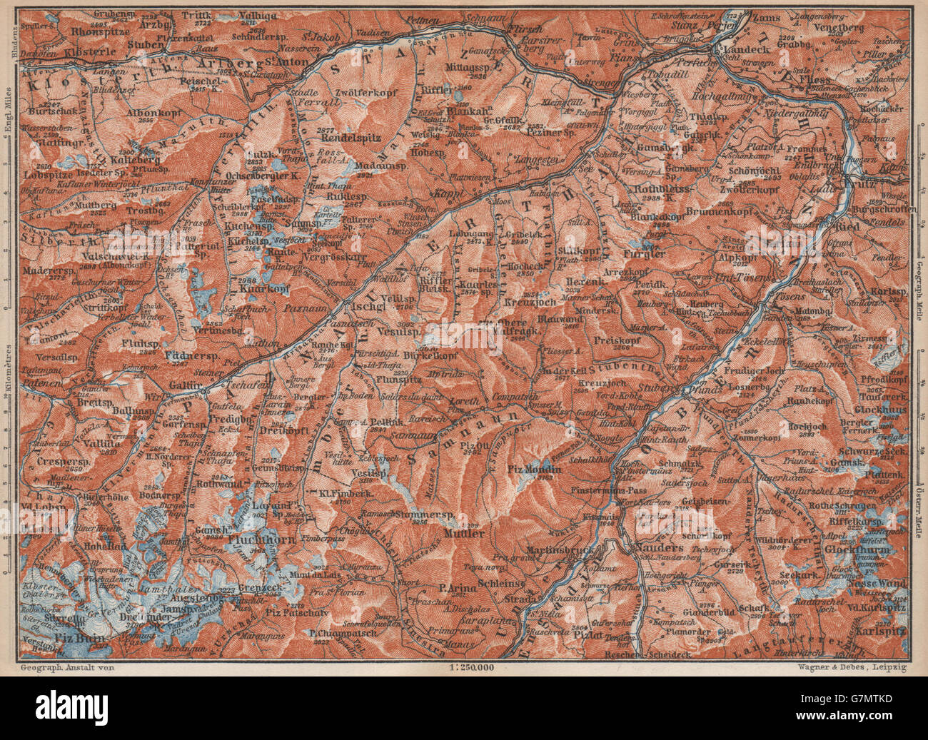 SAMNAUNGRUPPE VERWALLGRUPPE Paznauntal Oberinntal St Anton Ischgl, 1899 ...