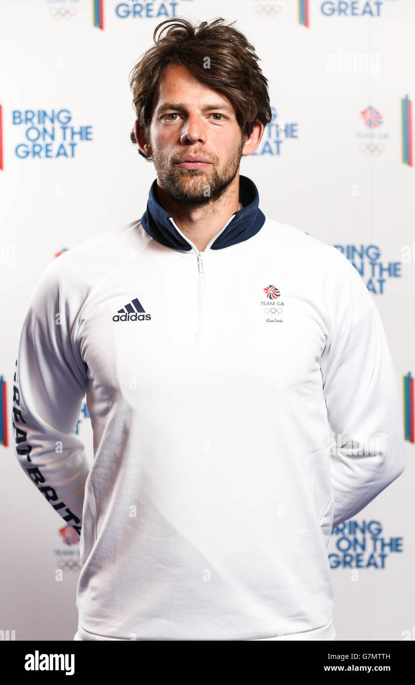 Team GB rower Tom Ransley during a kitting out session at the NEC ...