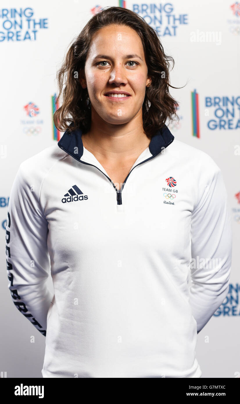 Team GB rower Jessica Eddie during a kitting out session at the NEC ...
