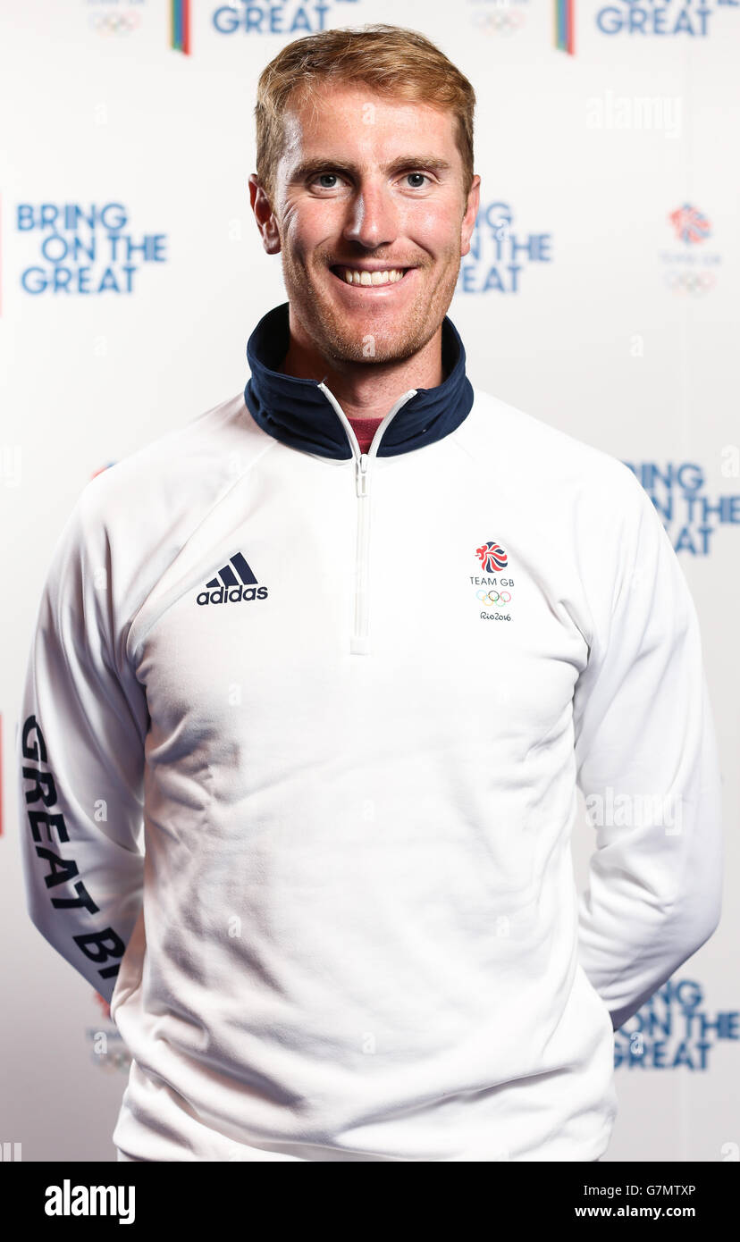 Team GB rower George Nash during a kitting out session at the NEC ...