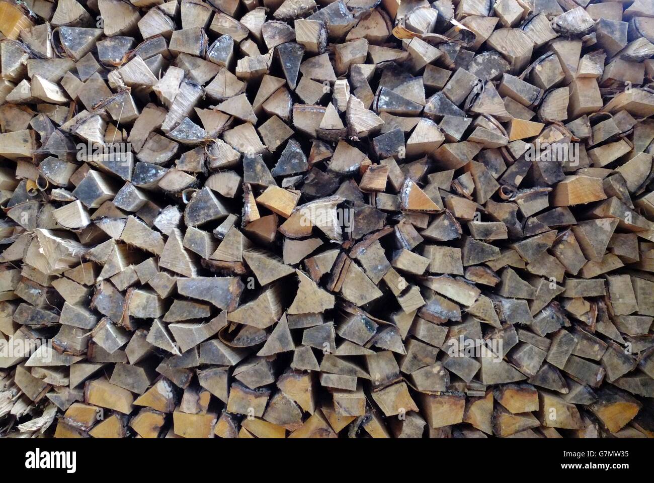 A big stack of firewood Stock Photo - Alamy
