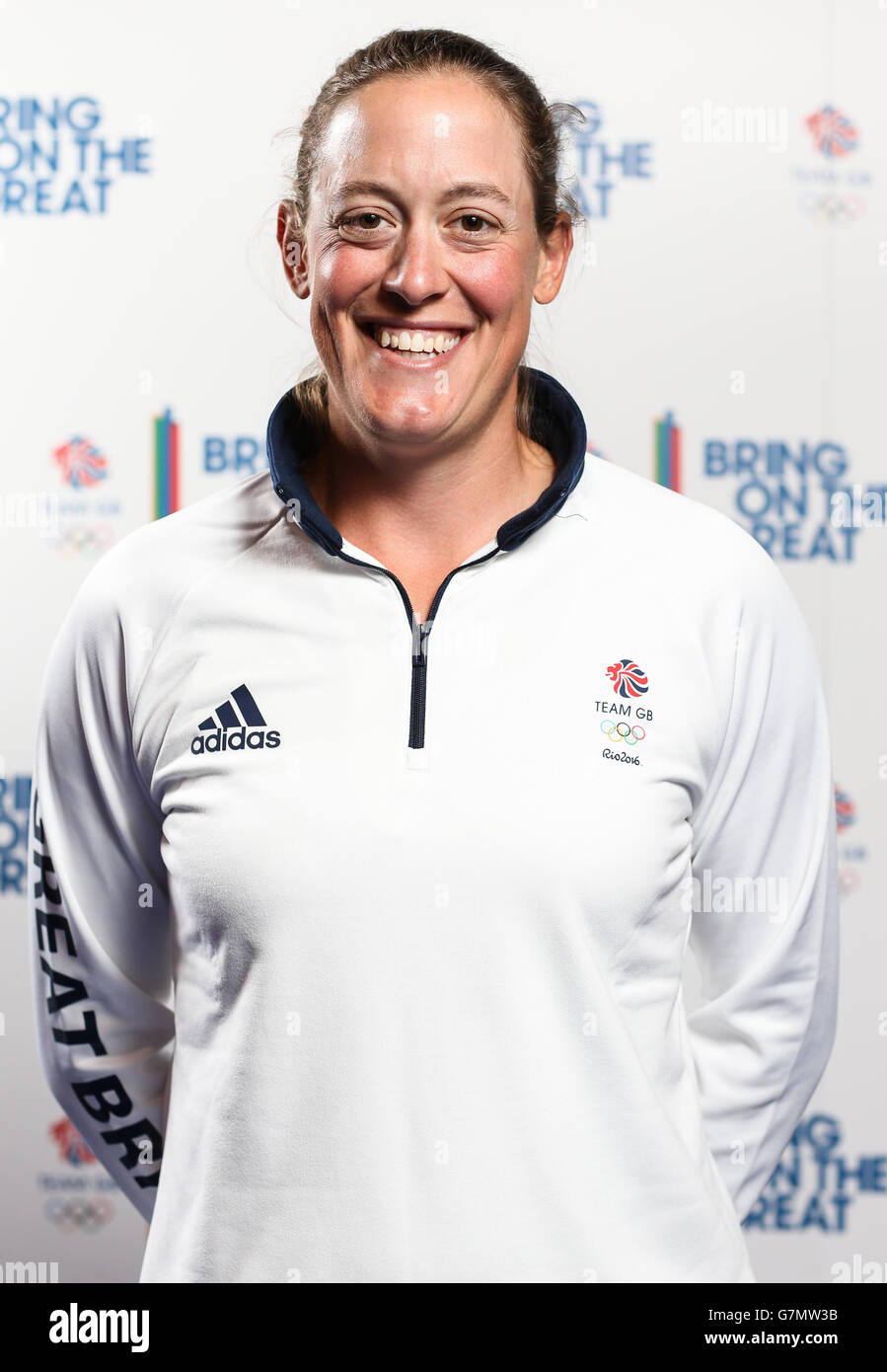 Team GB rower Louisa Reeve during a kitting out session at the NEC ...