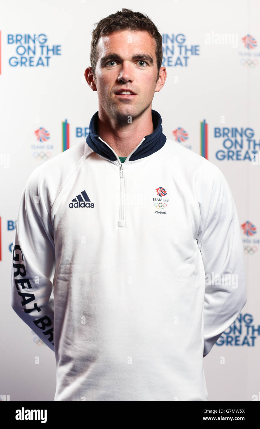 Team GB's Richard Chambers (rowing) during a kitting out session at the ...