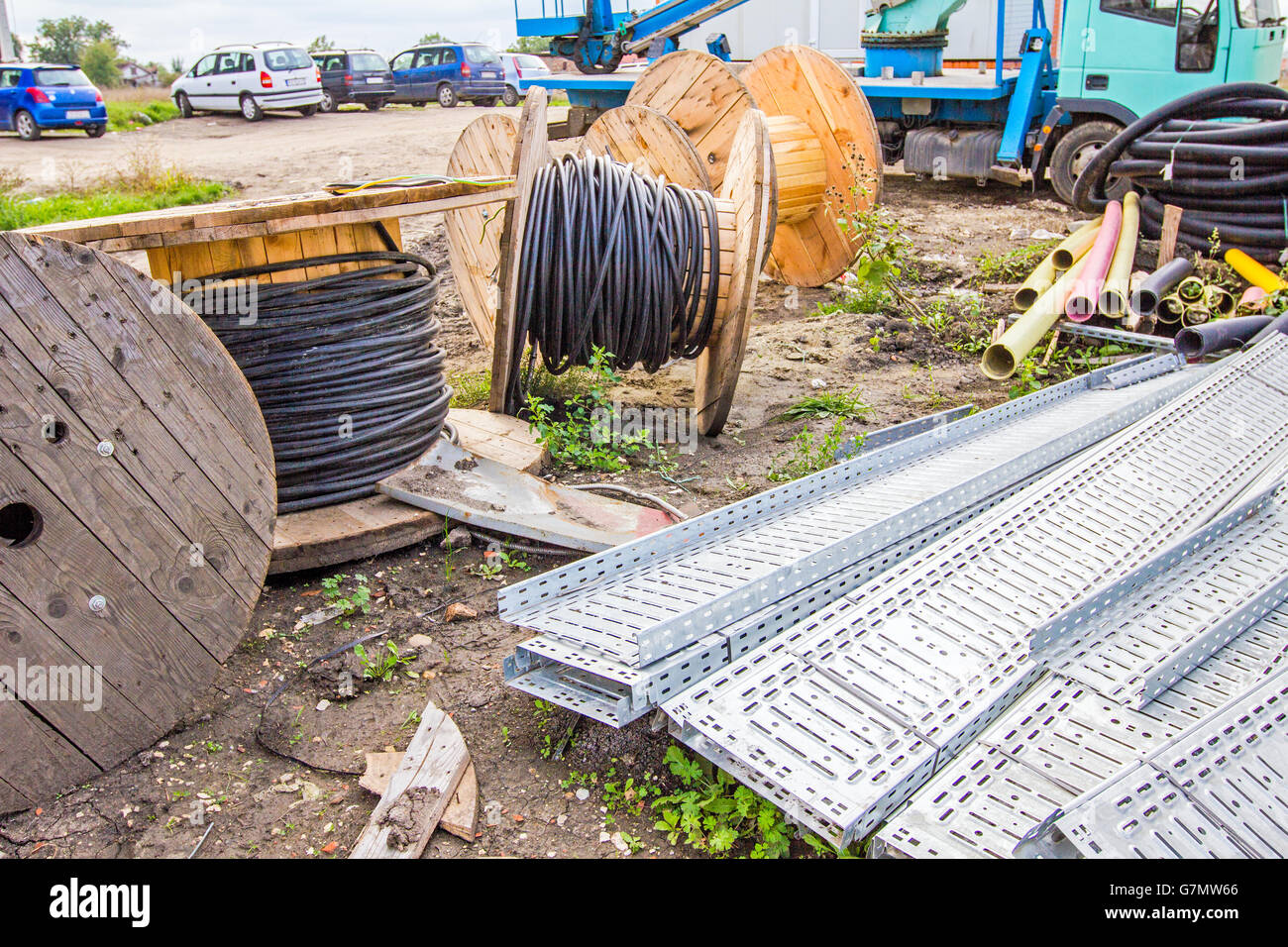 Cable tray hi-res stock photography and images - Alamy
