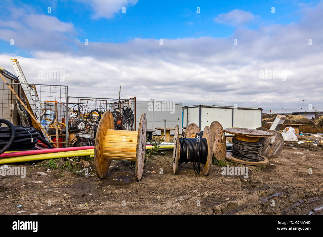 Makeshift storage material, HDPE and PVC various type of pipe for ...