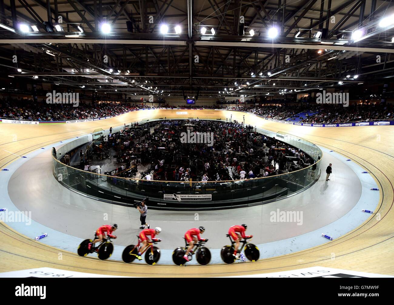A general view of the Velodrome during the UCI Track Cycling World ...