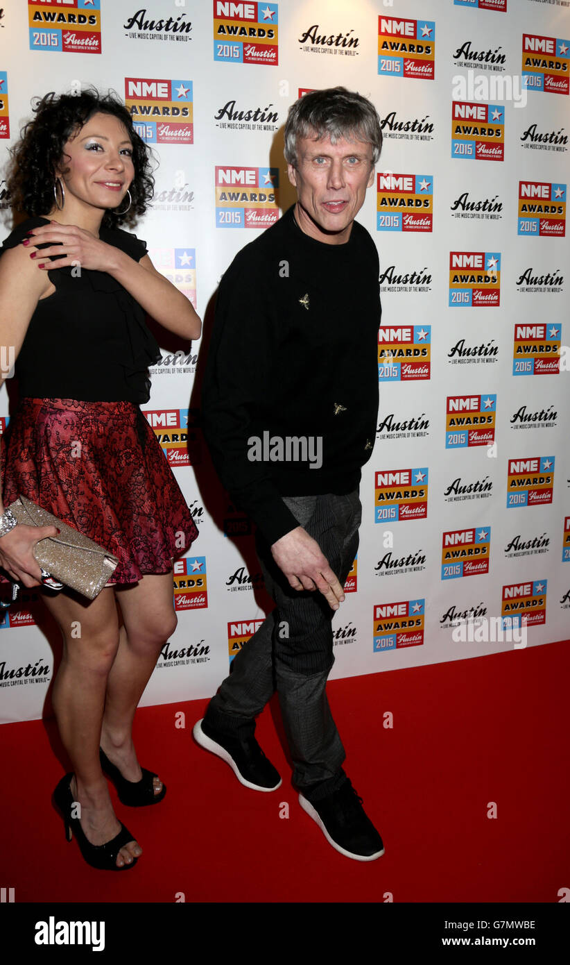 Bez from the Happy Mondays and girlfriend Firouzeh Razavi attending the ...