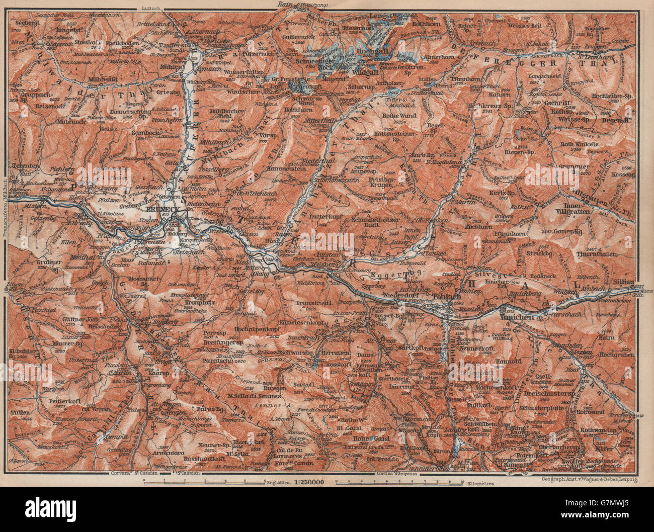 Italy tyrol rieserferner ahrn hi-res stock photography and images - Alamy