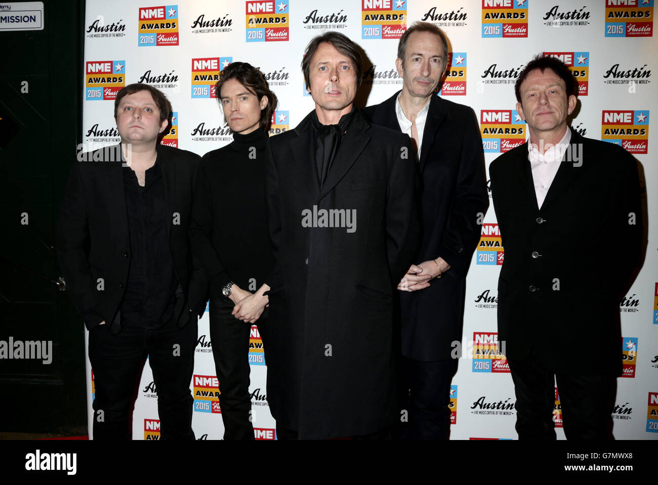 Richard oakes neil codling attending the nme 2015 with austin hi-res ...