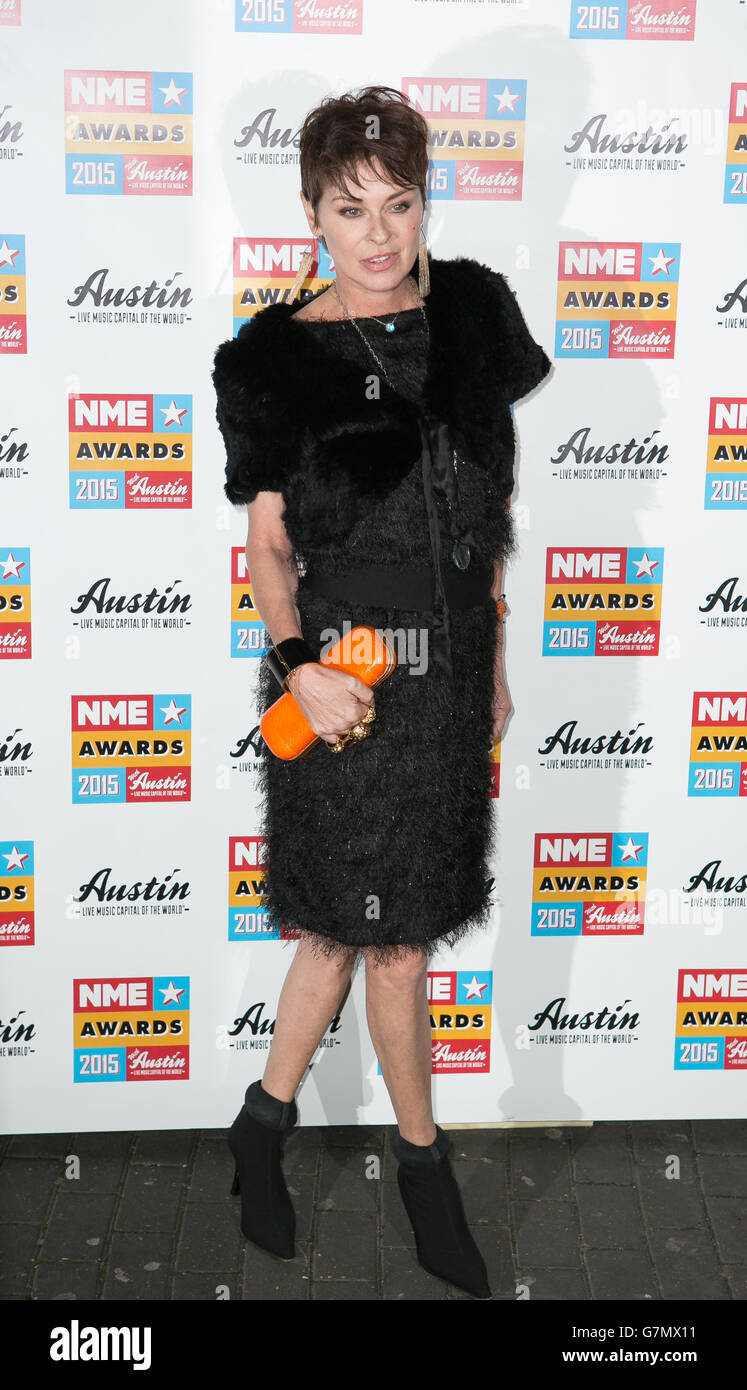 NME Awards 2015 with Austin Texas - London. Lisa Stansfield attending ...