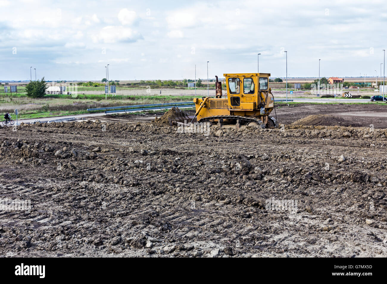 Push caterpillar hi-res stock photography and images - Alamy
