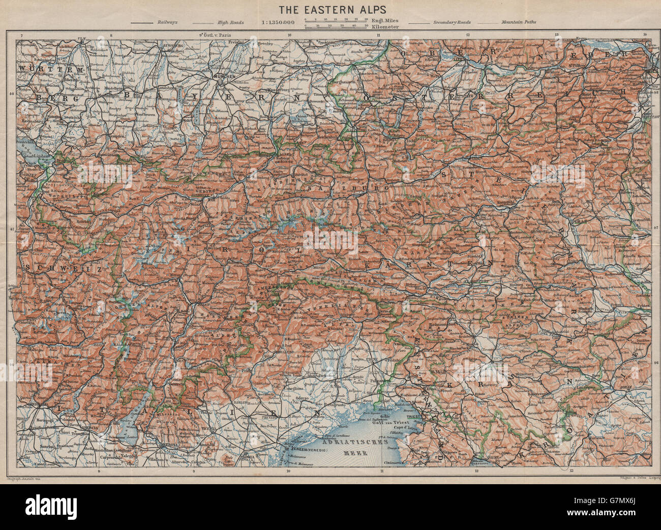 Map eastern highlands hi-res stock photography and images - Alamy