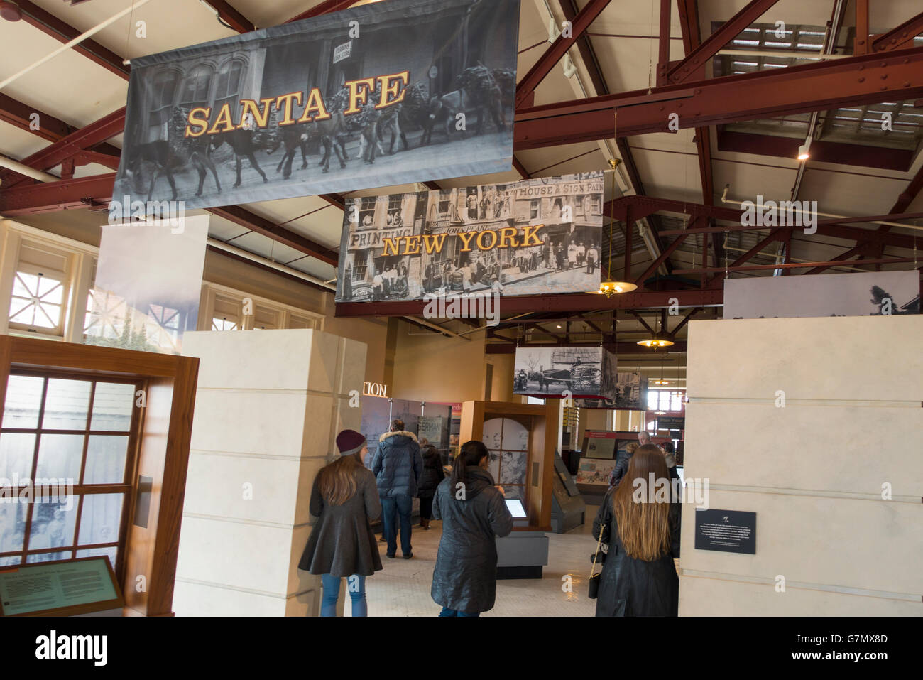 Ellis Island Immigration Museum New York center NY Stock Photo - Alamy