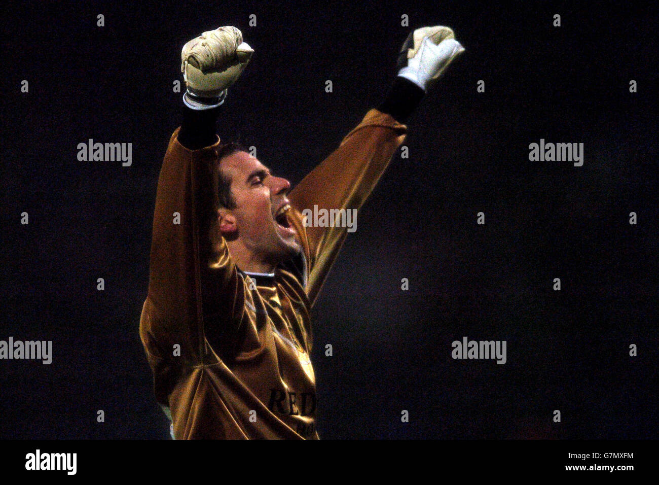 Cardiff City's goalkeeper Neil Alexander celebrates their victory at ...