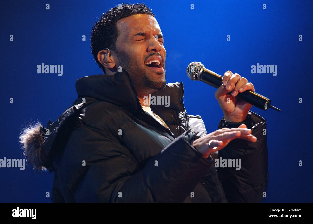 Tsunami Relief Concert - Millennium Stadium. Singer Craig David ...