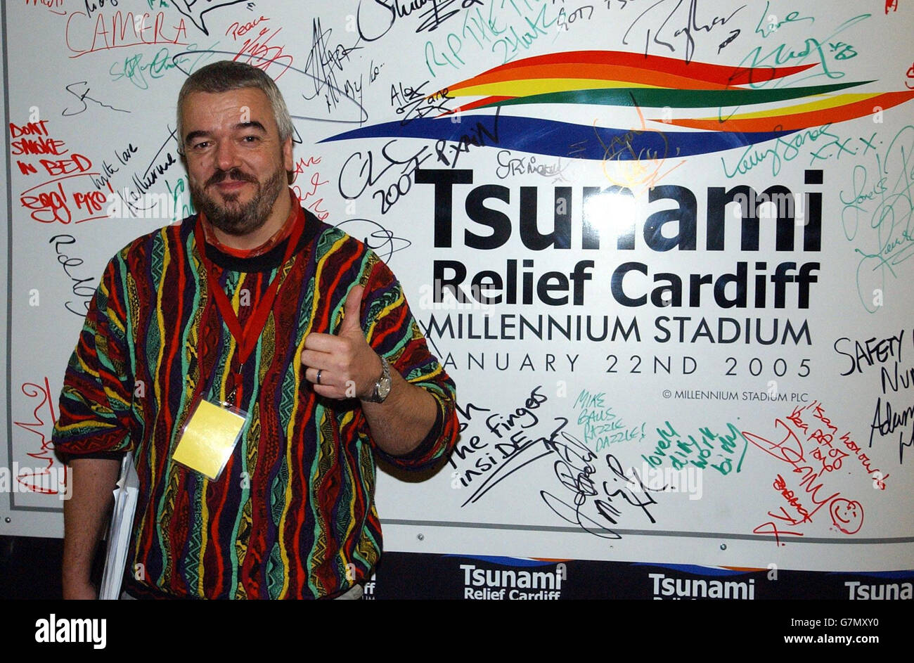 Paul Sergeant, the General Manager, Millennium Stadium Cardiff infront ...