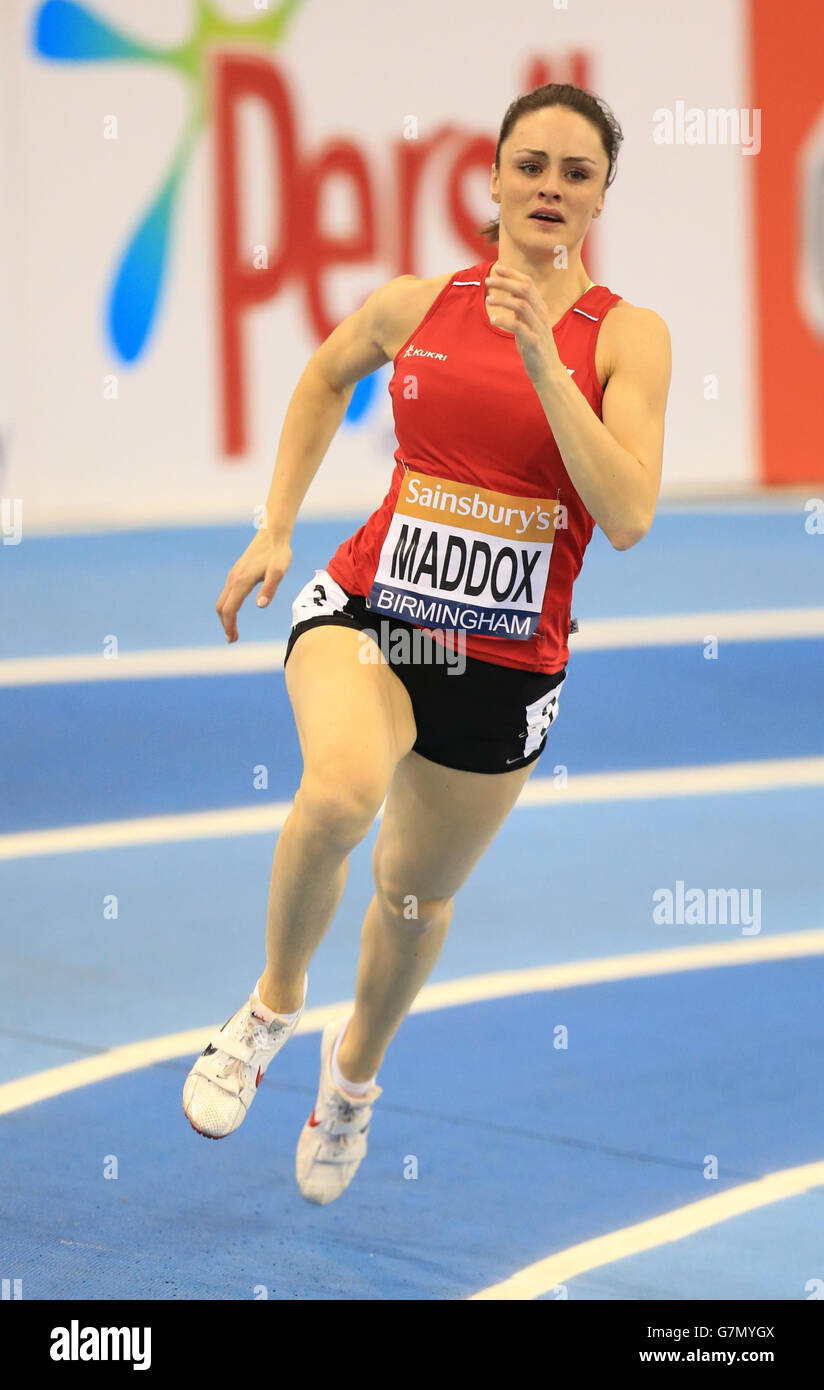 Great Britain's Laura Maddox in the women's 400 metres during the ...