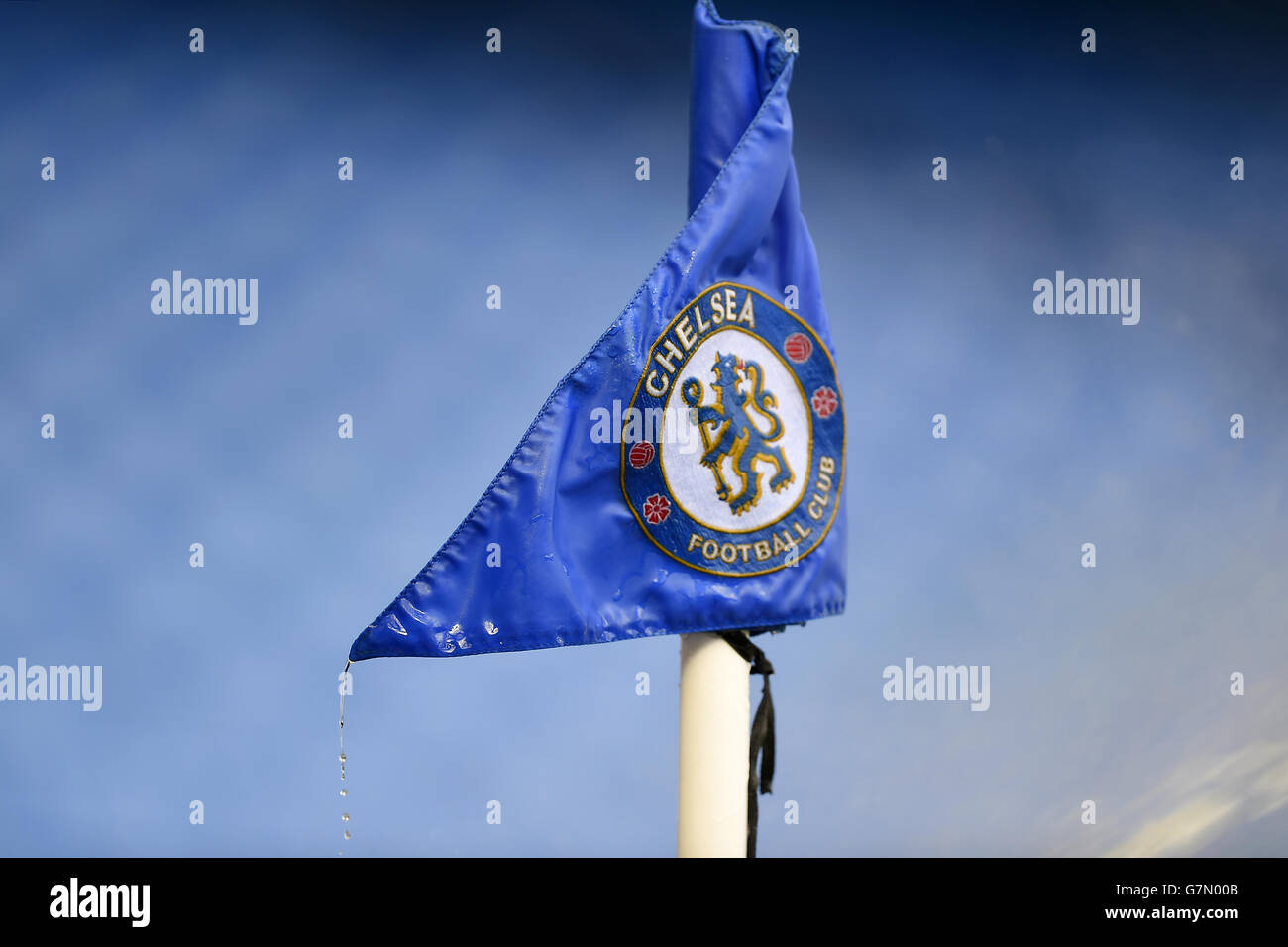 Chelsea flag stamford bridge hi-res stock photography and images - Alamy
