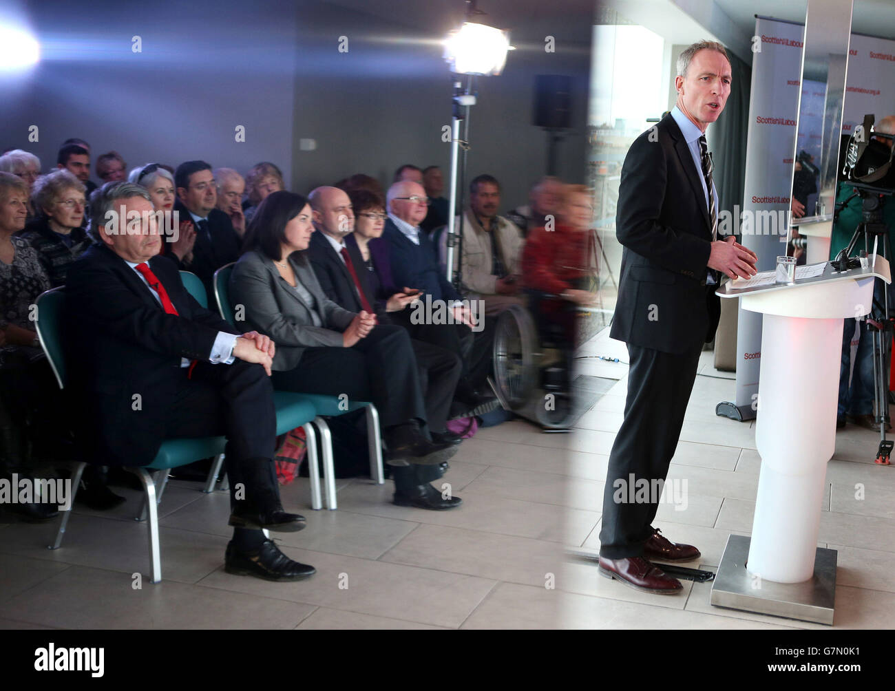 Speeches on Scottish Devolution Stock Photo - Alamy