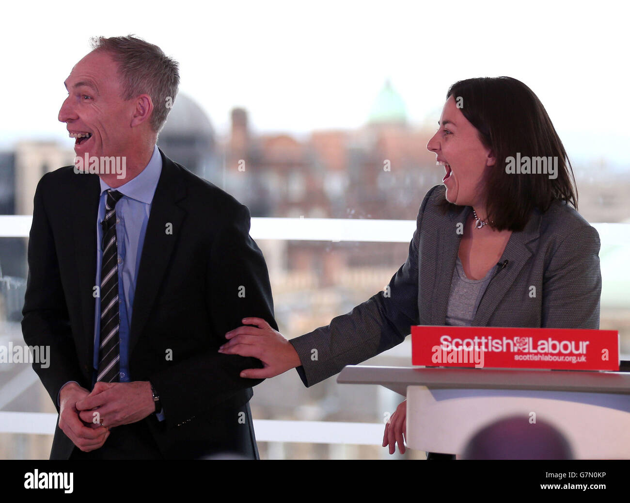 Speeches on Scottish Devolution Stock Photo - Alamy