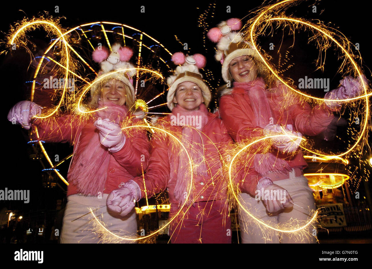 Princes street hogmany street party hi-res stock photography and images ...