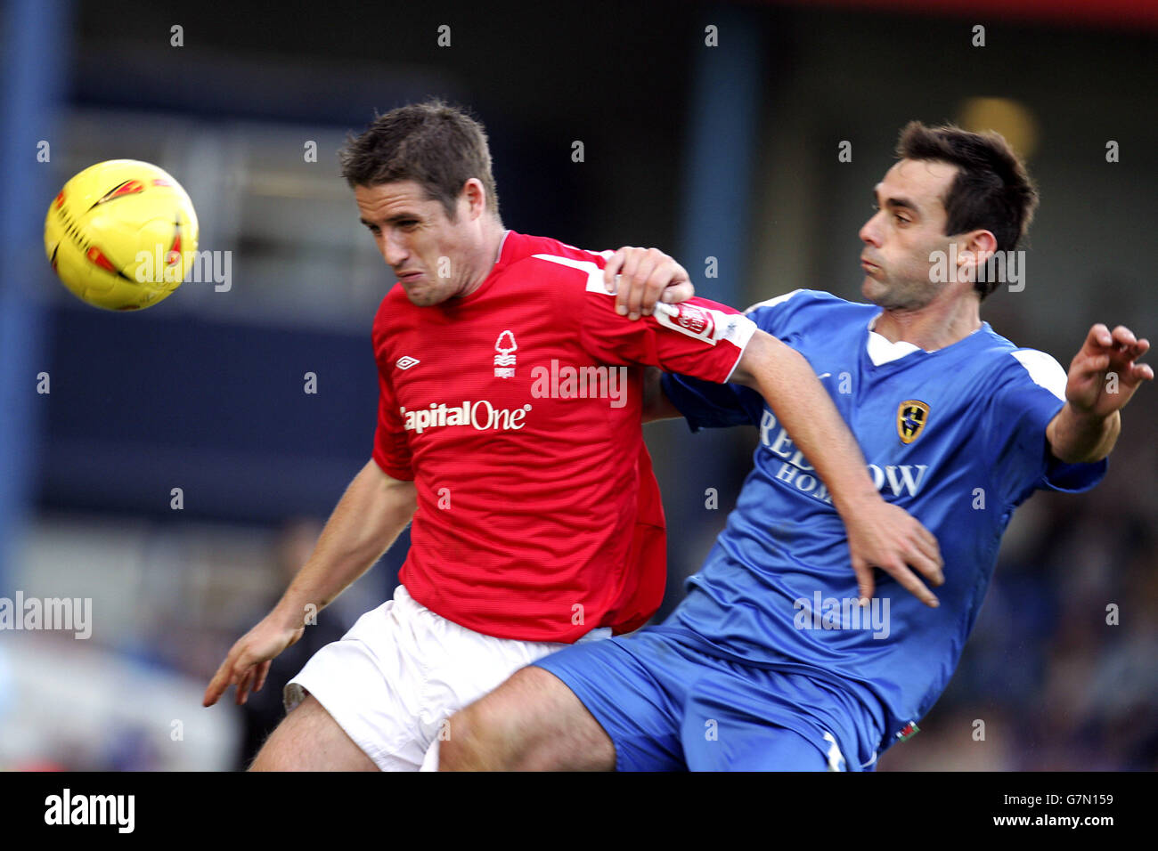 Cardiff citys peter thorne and nottingham forests chris doig hi-res ...