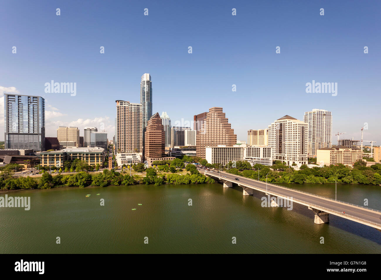 Austin downtown colorado river texas hi-res stock photography and ...