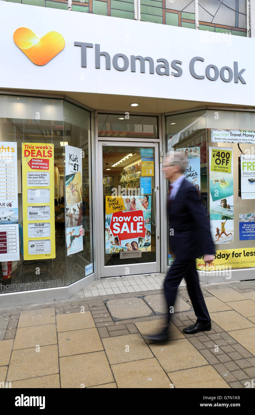 Thomas cook store in cambridge hi-res stock photography and images - Alamy