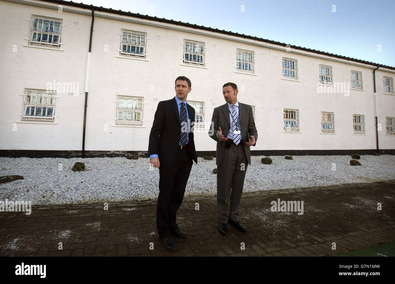 Justice Secretary visit to Cornton Vale Stock Photo - Alamy