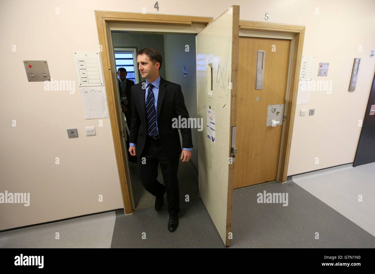 Justice Secretary visit to Cornton Vale Stock Photo - Alamy