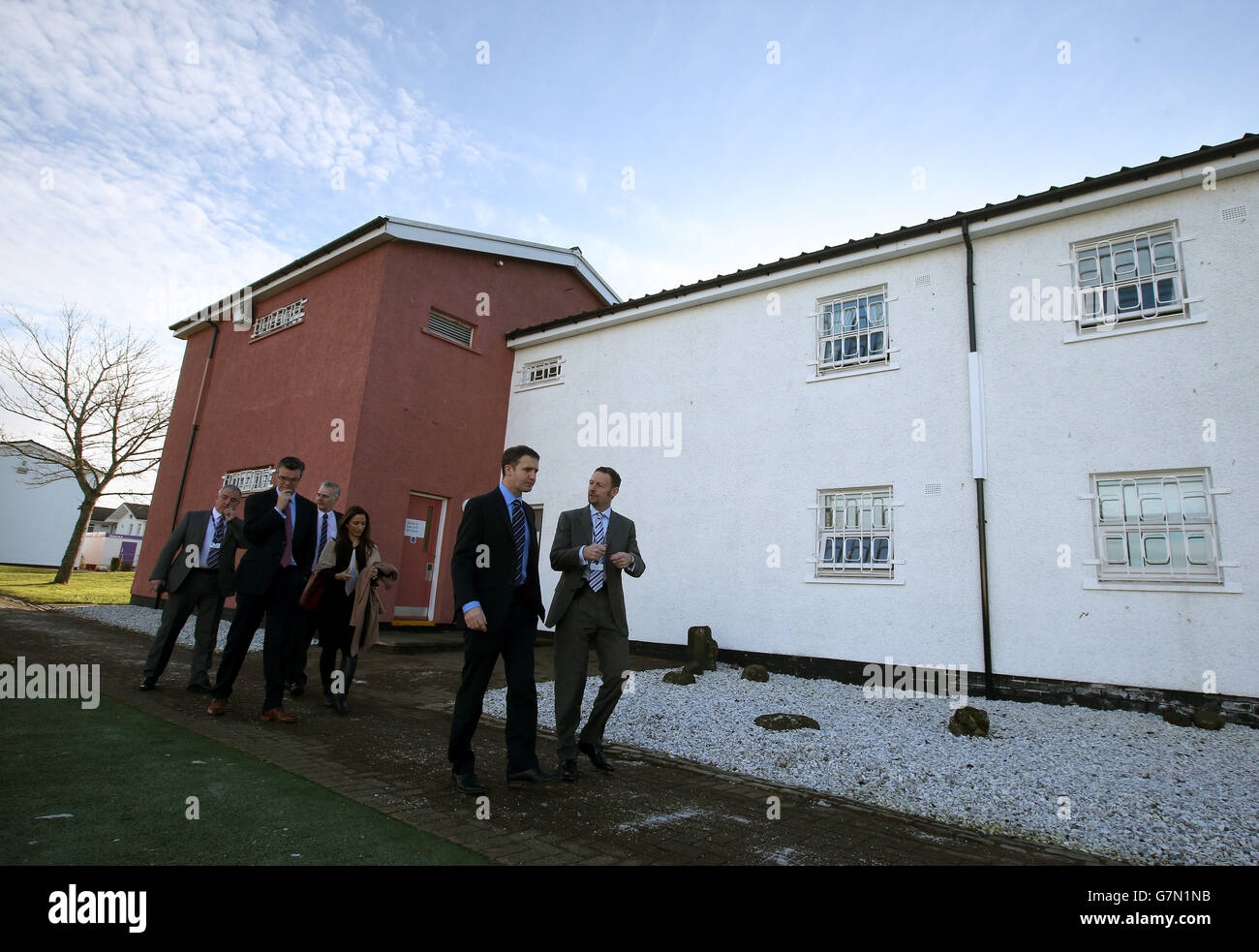 Justice Secretary visit to Cornton Vale Stock Photo - Alamy