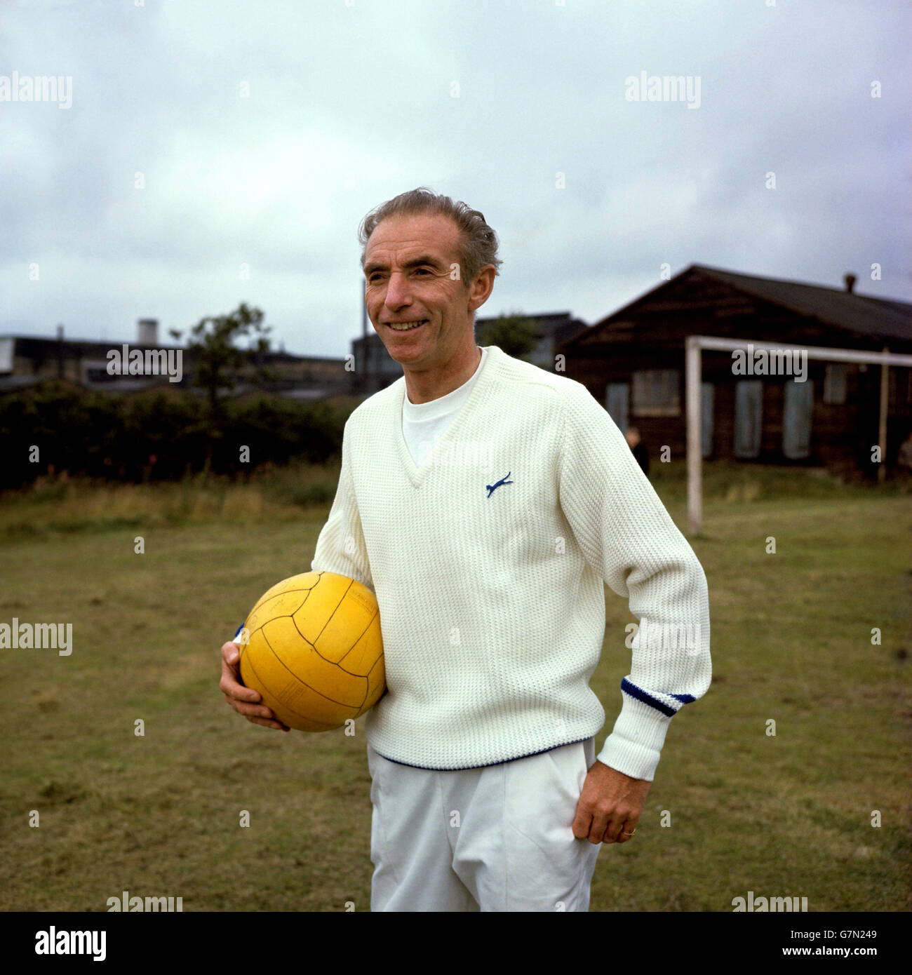 Sir Stanley Matthews, Port Vale's new general manager Stock Photo - Alamy