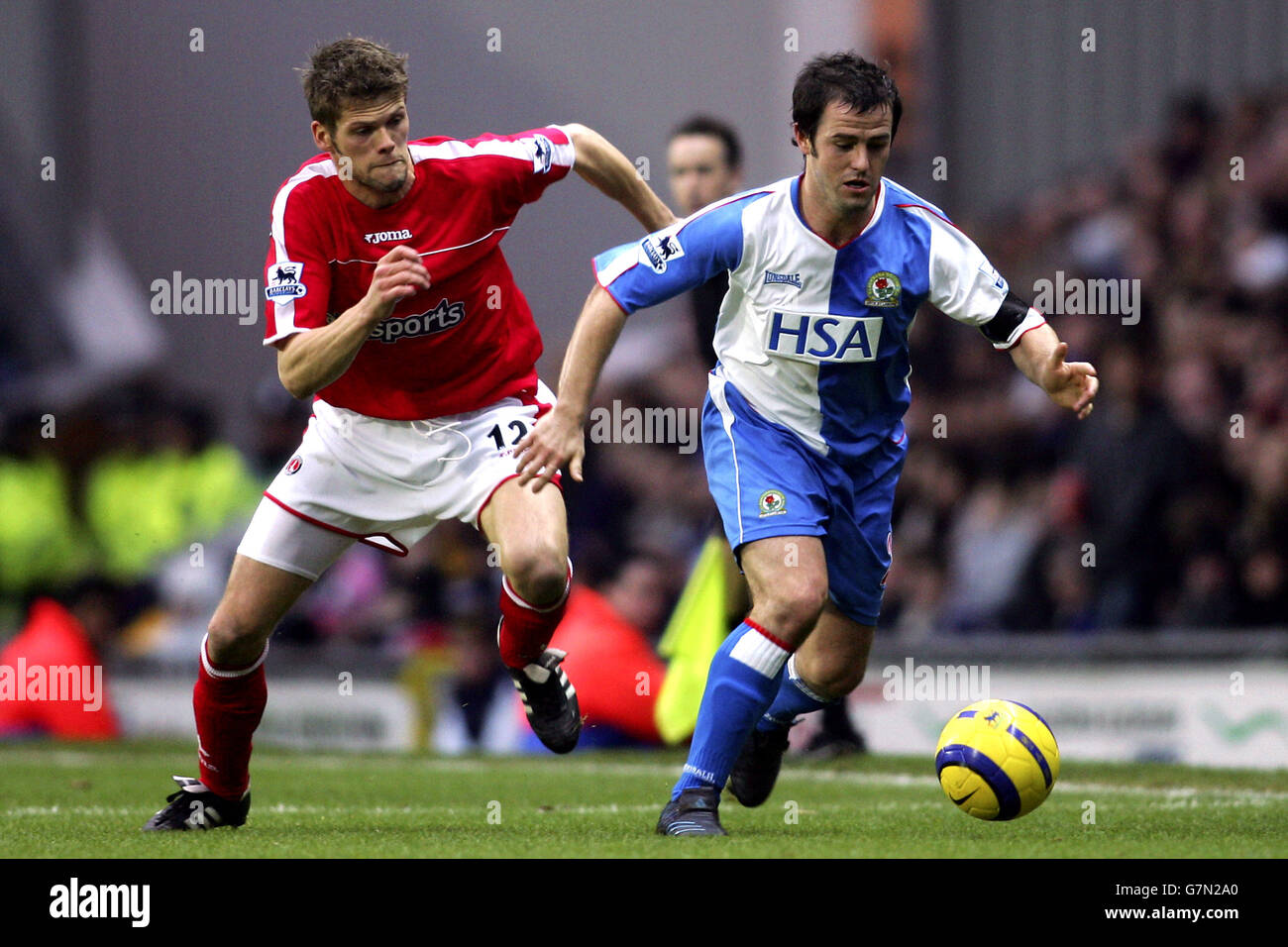 Blackburn Rovers' David Thompson leaves behind Charlton Athletic's ...