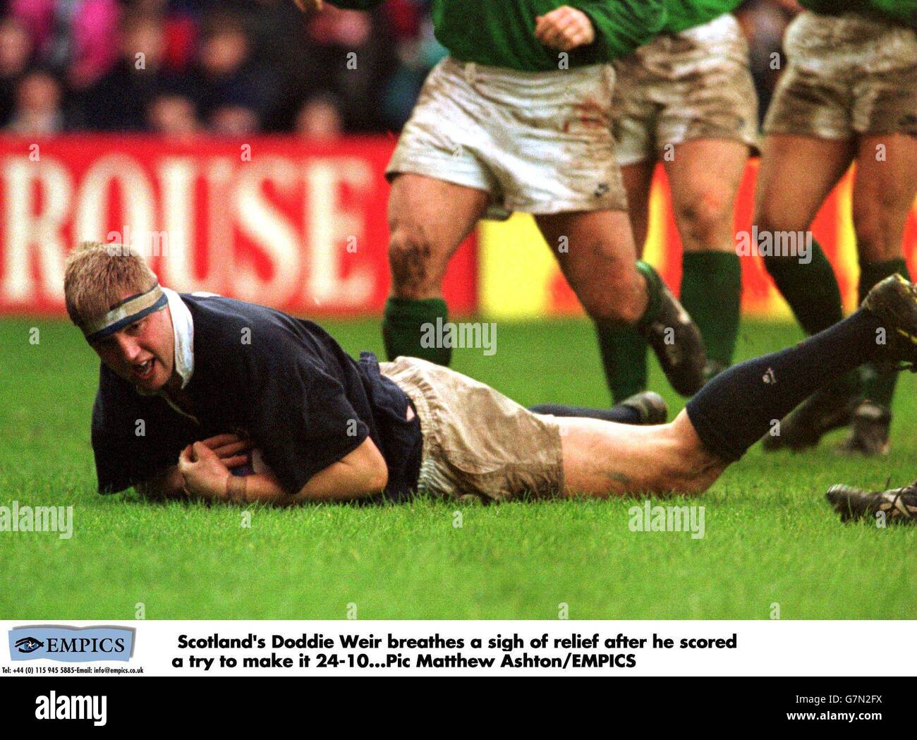 Rugby Union - Five Nations Championship - Scotland v Ireland Stock ...