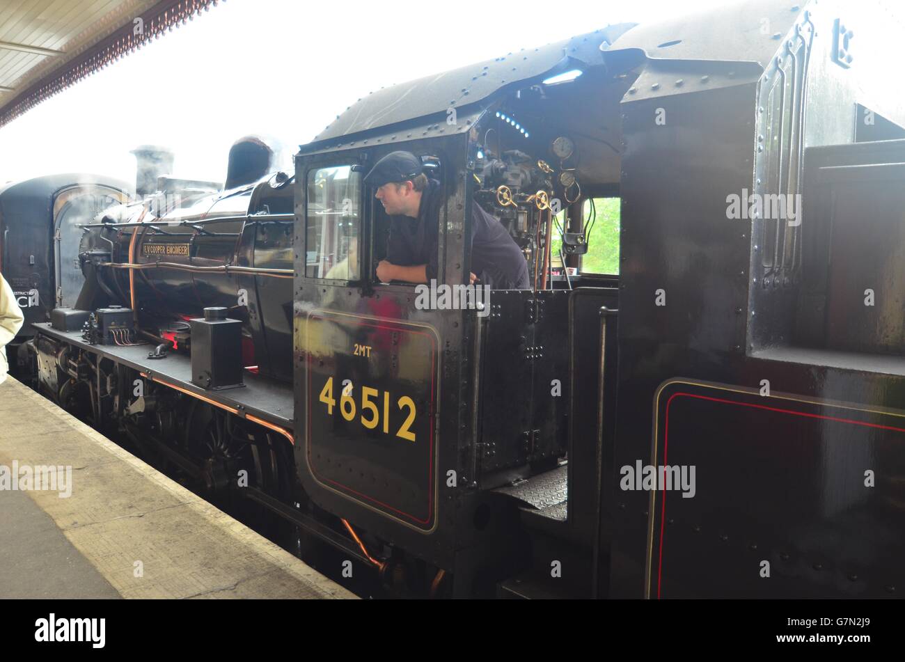 1952 Swindon-built locomotive “E V Cooper Engineer” 46512, an Ivatt ...