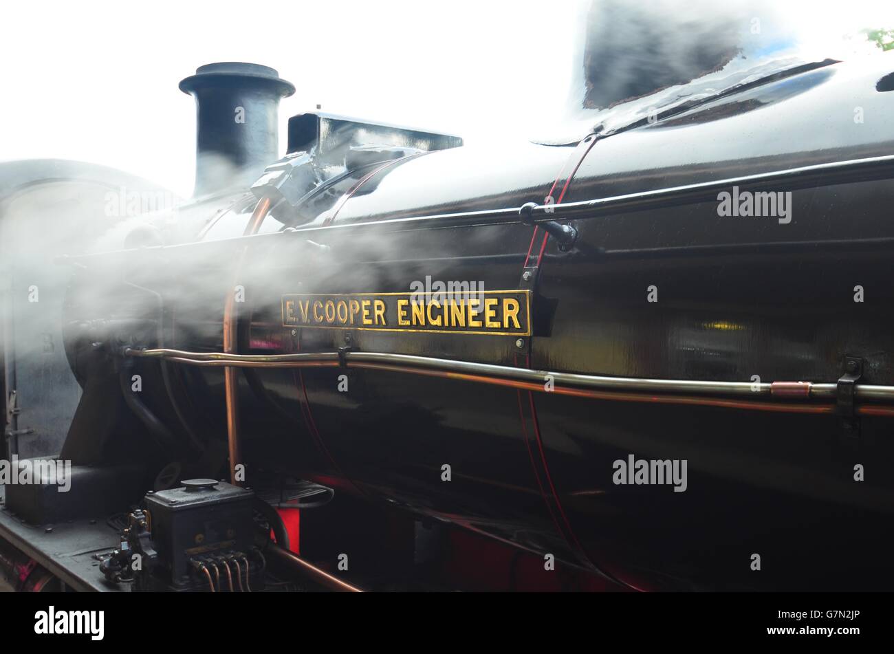 1952 Swindon-built locomotive “E V Cooper Engineer” 46512, an Ivatt ...