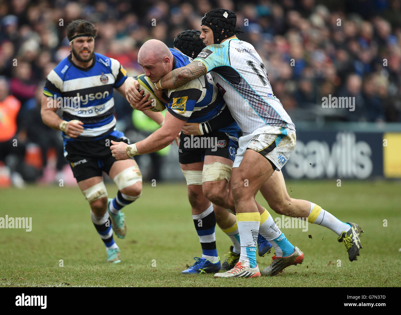 Rugby Union - LV=Cup - Bath Rugby v Ospreys - Recreation Ground. Bath ...