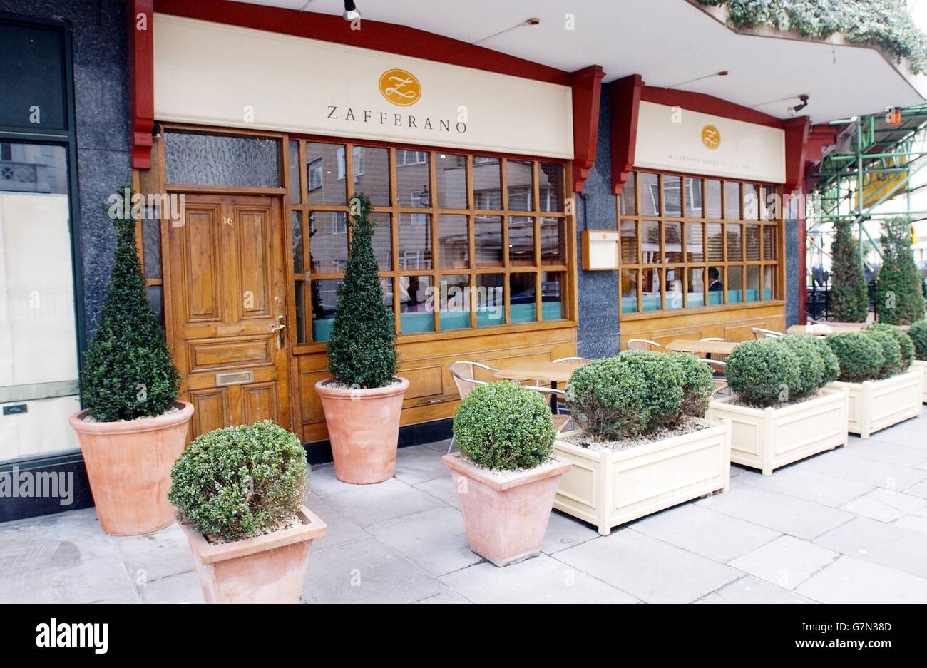 Zafferano Restaurant High Resolution Stock Photography and Images - Alamy
