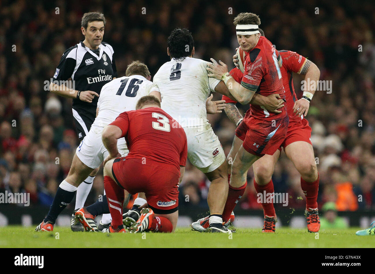 Wales dan biggar rbs 6 nations match millennium stadium hi-res stock ...