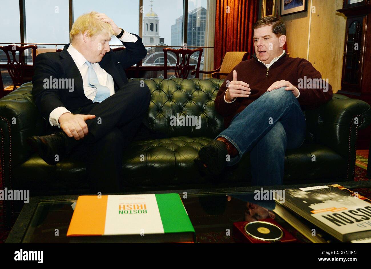 Boris Johnson visit to the USA - Day 2 Stock Photo - Alamy