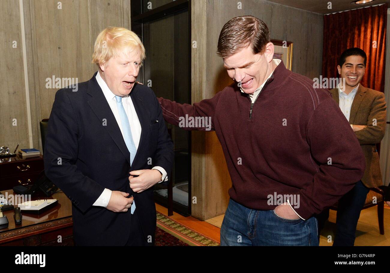 Boris Johnson visit to the USA - Day 2 Stock Photo - Alamy