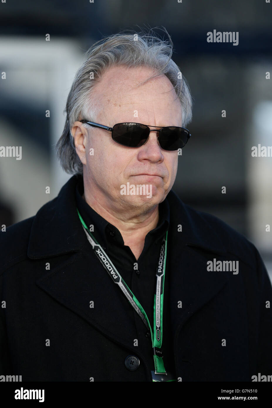 Gene Haas, Haas Automotion President. during pre-season testing at the ...