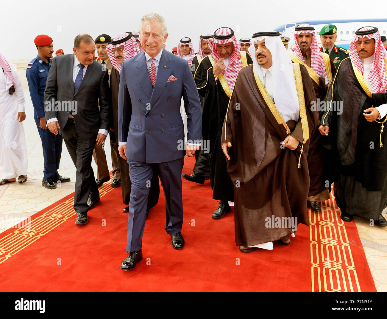 Royal visit to the Middle East - Day 4 Stock Photo - Alamy