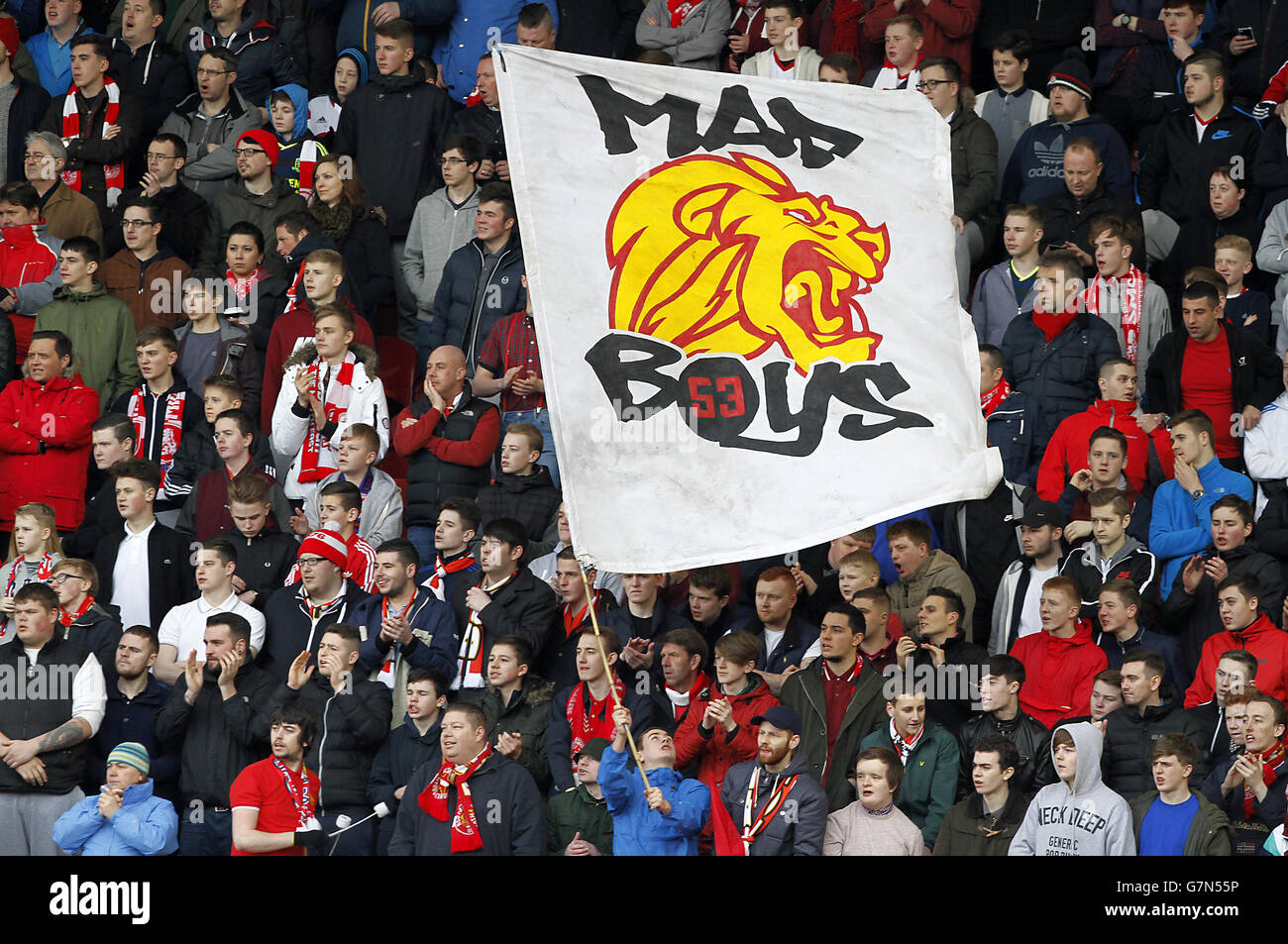 Mad english football fans hi-res stock photography and images - Alamy