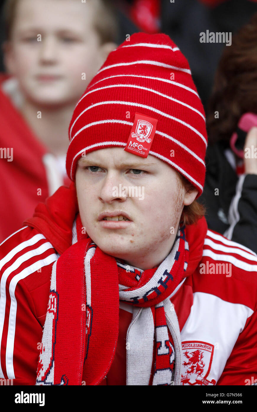 Middlesbrough fan hat hi-res stock photography and images - Alamy
