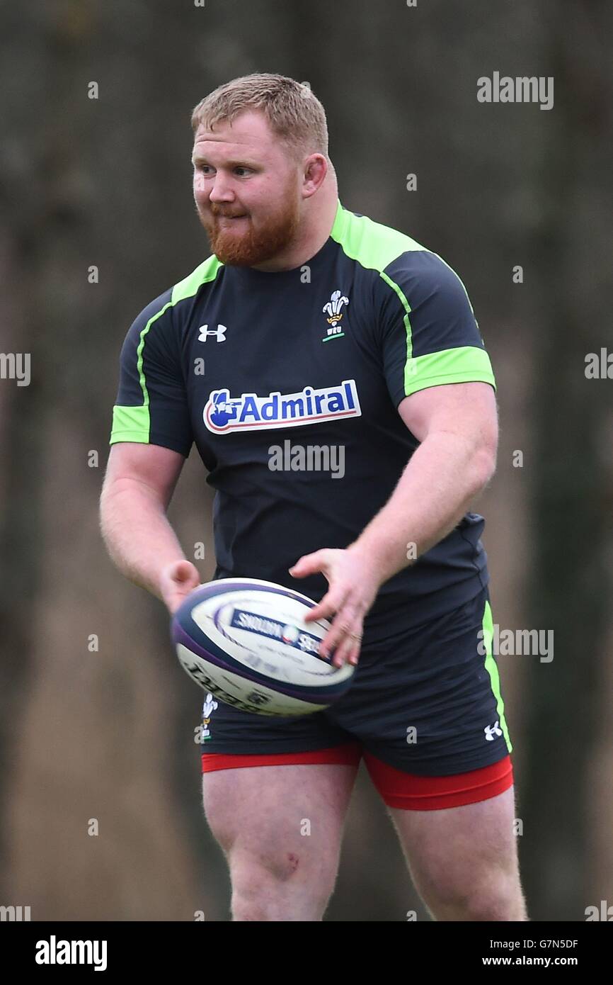 Wales' Samson Lee during the training session at The Vale Hotel, Hensol ...