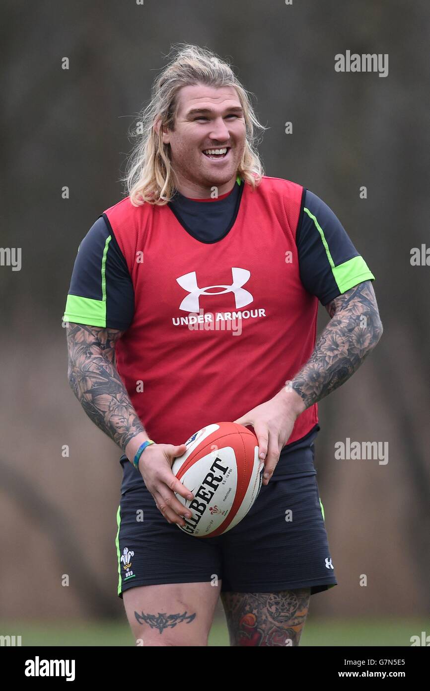 Rugby Union - 2015 RBS Six Nations - Scotland v Wales - Wales Training ...